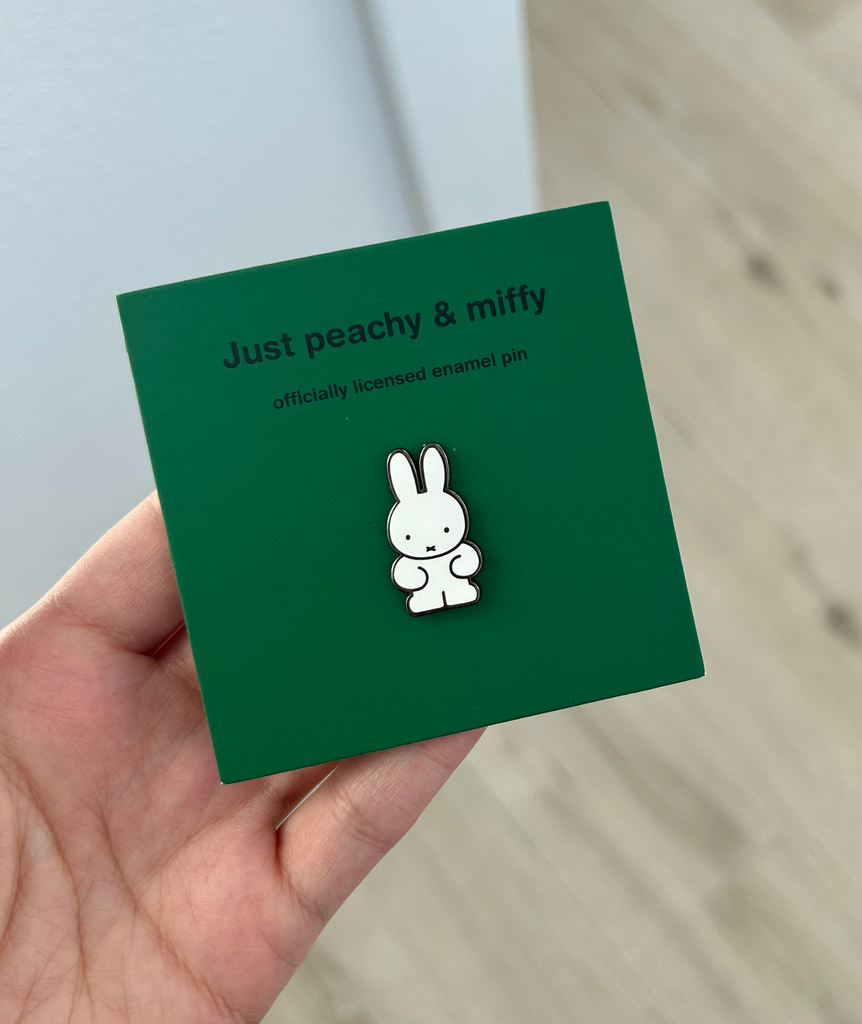 Miffy Enamel Pin – Just Peachy